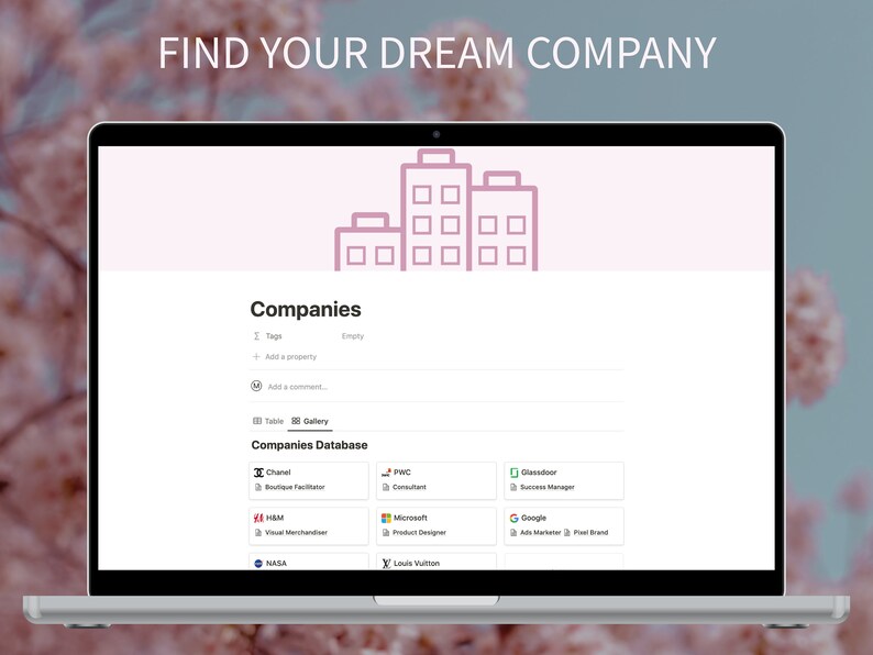 Notion Job Tracker Template, Notion Job Search, Job Application ...