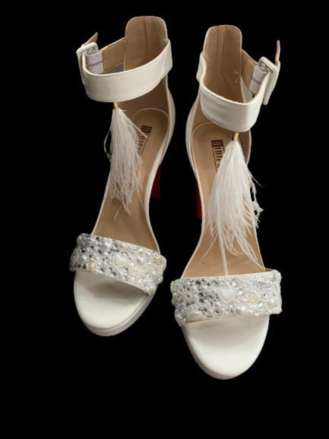 Bedazzled Custom Heels - Etsy