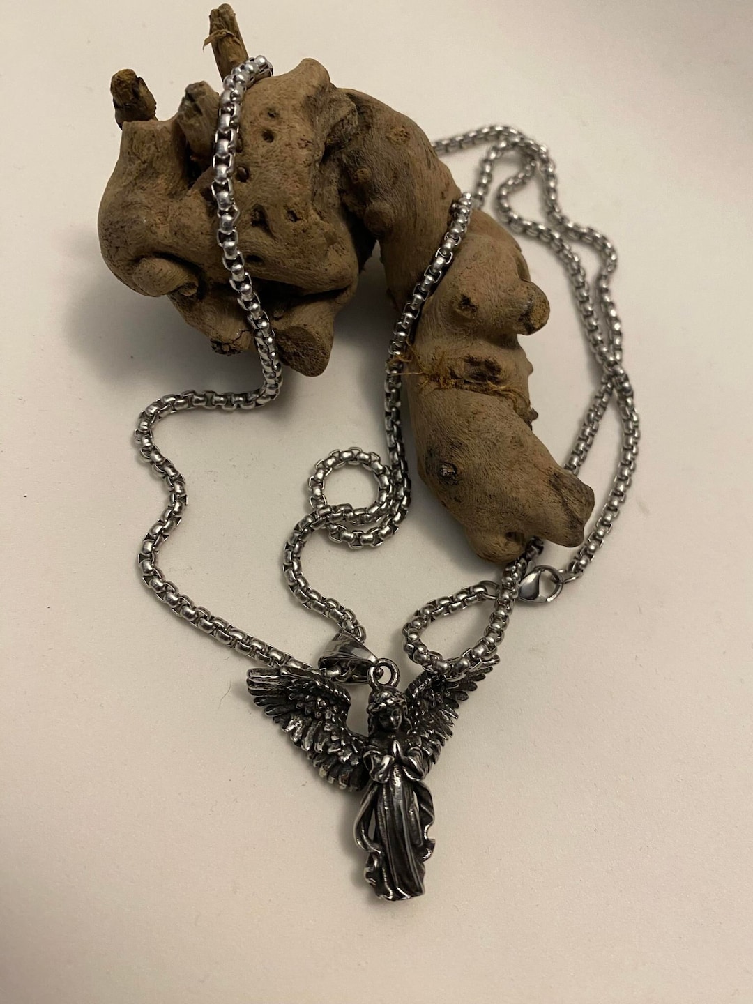 Dark Guardian Beautiful Detailed Gothic Angel With Wings Spread Unisex ...