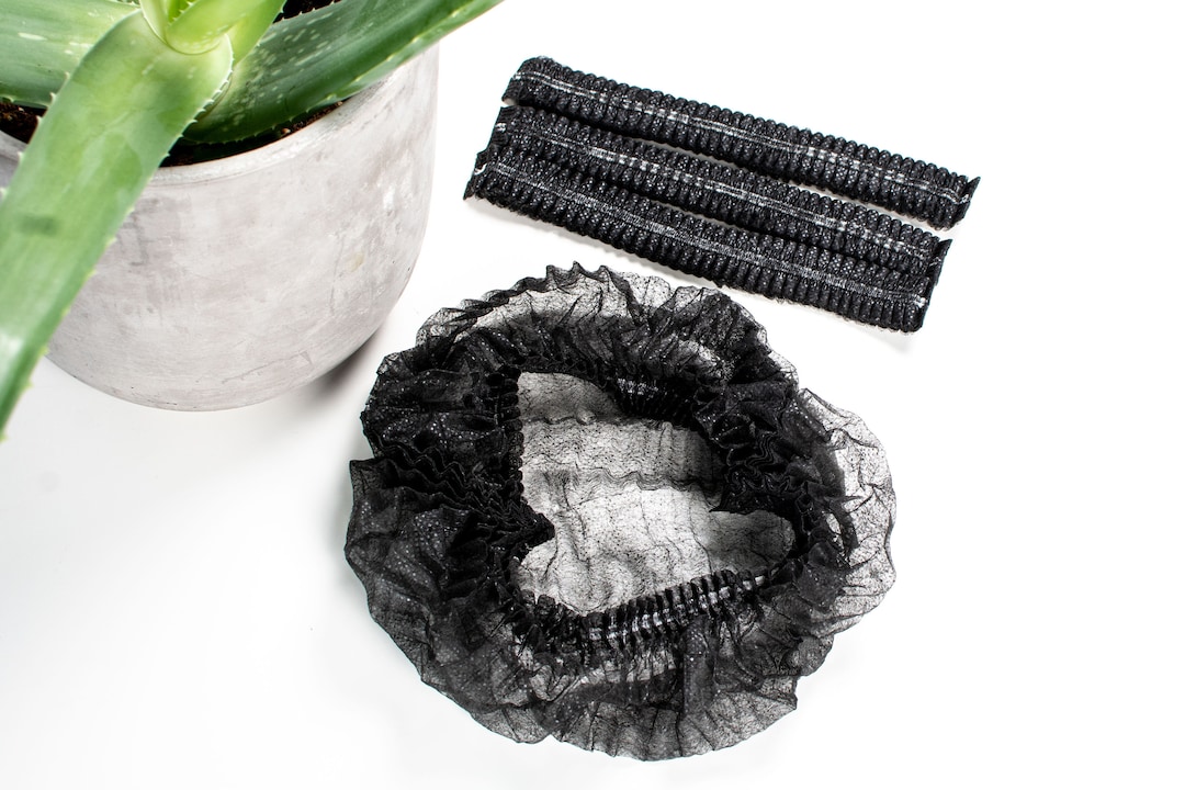 X50 Mob Caps for Hair Care Disposable Hair Net Spray Tanning Caps ...