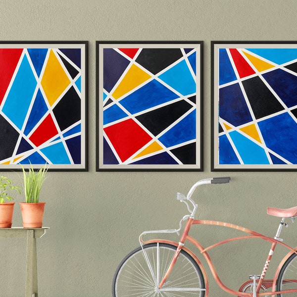 Three Part Painting - Etsy