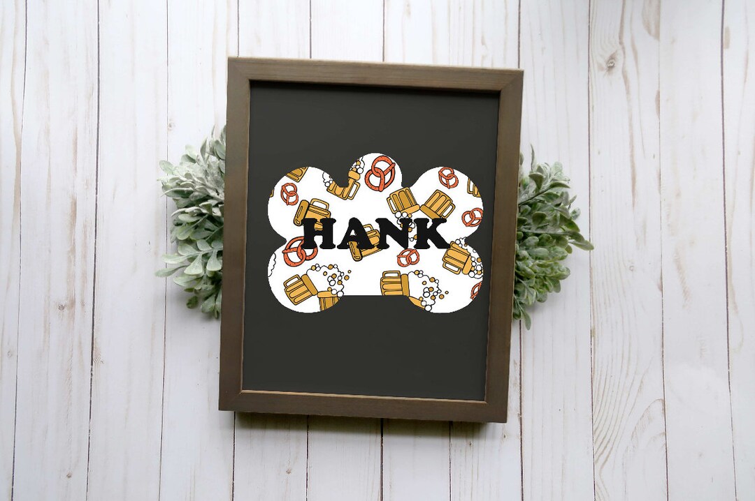 Beer and Pretzel Pet Tag, Pretzel Pet Tag, Food Dog Tag, Cat Tag, Dog ...