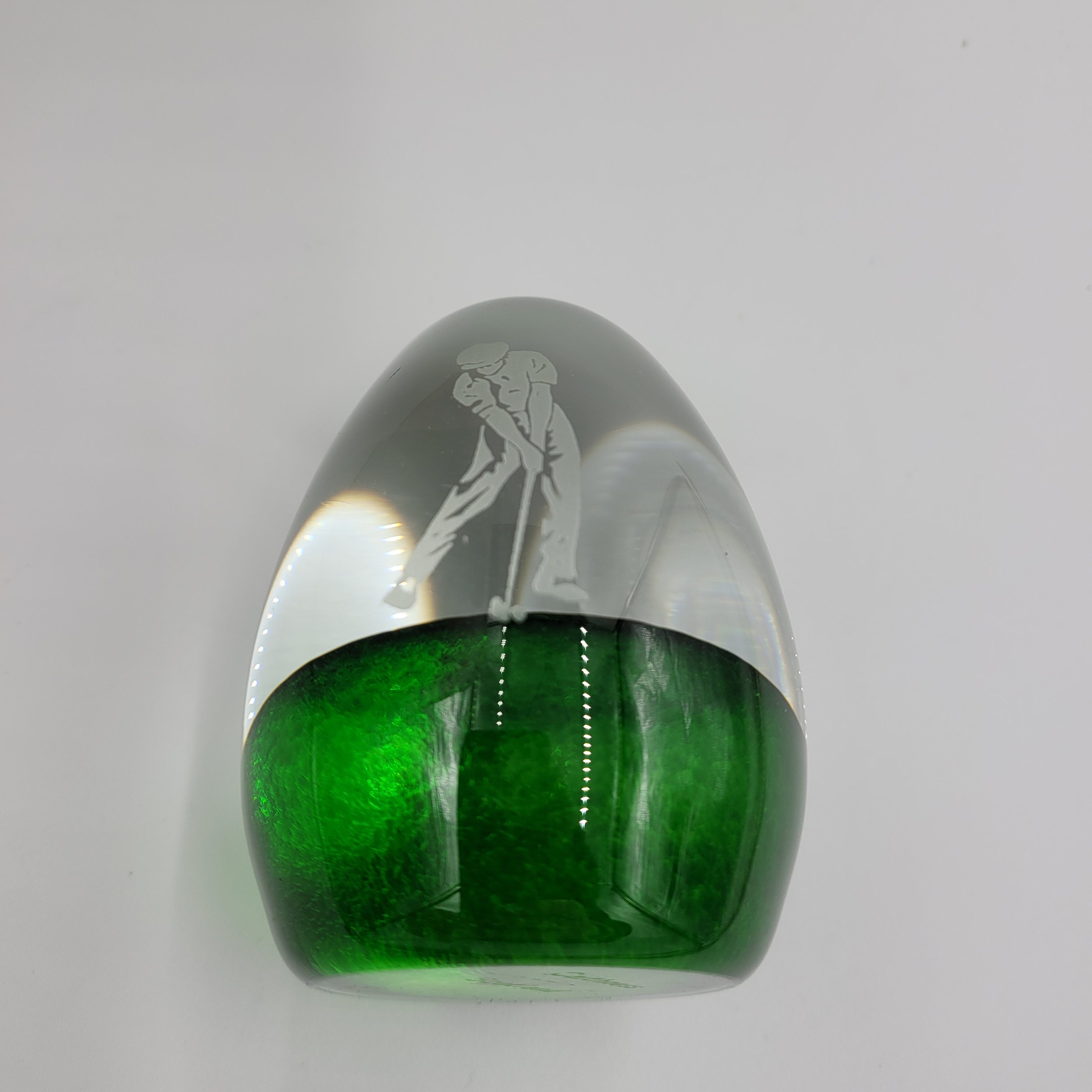 Caithness Golfer Paperweight - Etsy