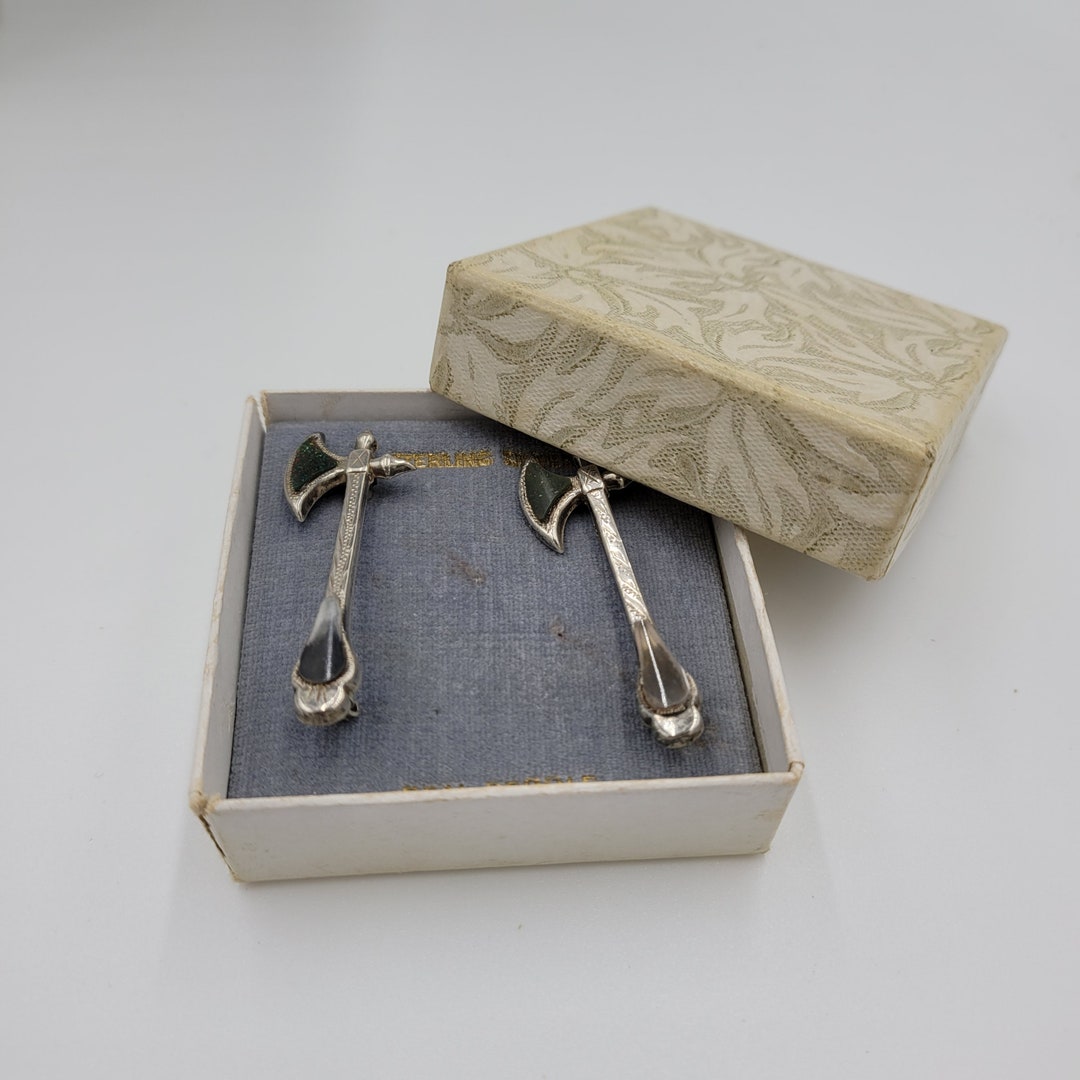 Pair of Scottish Axe Pins - Etsy