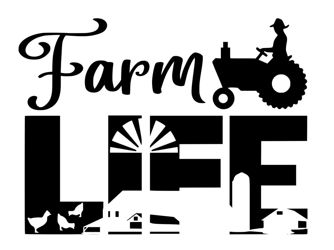 Farm LIFE SVG Cutting Cut File for the Cricut - Etsy Canada