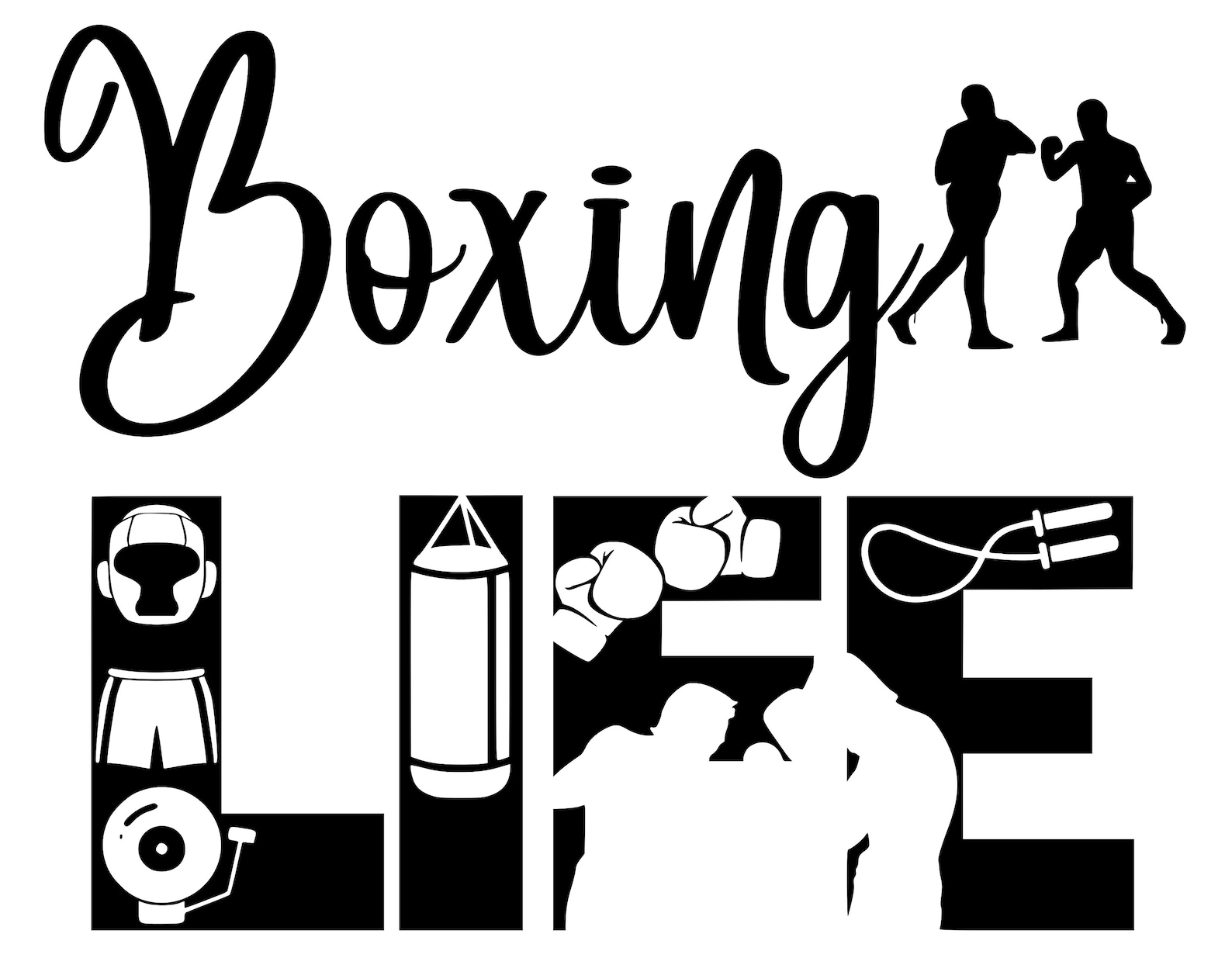 Boxing LIFE SVG Cutting Cut File for the Cricut - Etsy