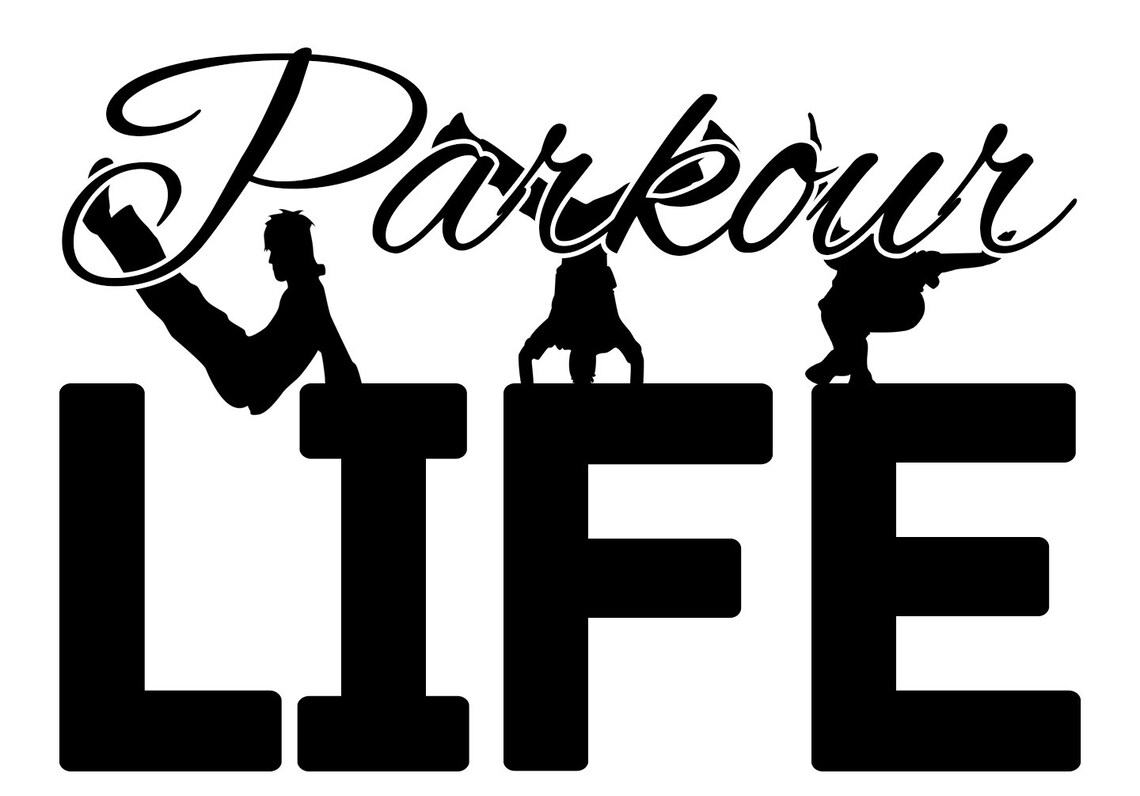 Parkour LIFE SVG Cutting Cut File for the Cricut - Etsy