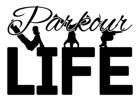 Parkour LIFE SVG Cutting Cut File for the Cricut - Etsy