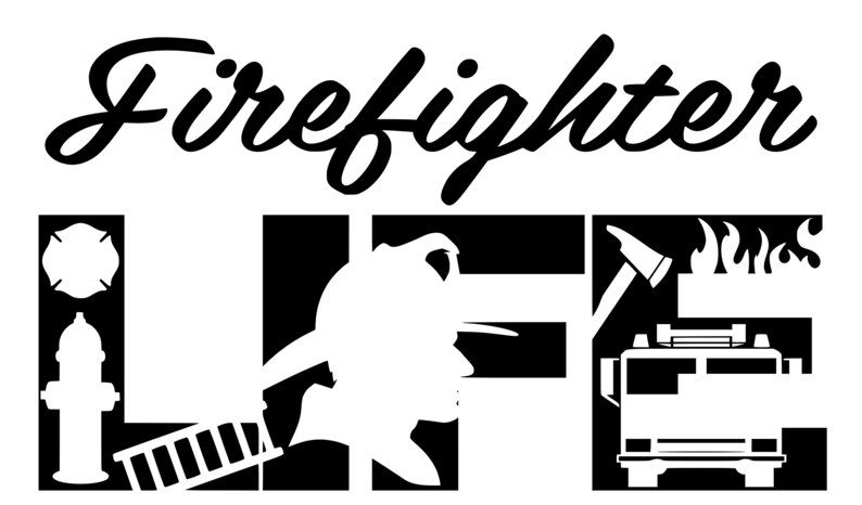 Firefighter Ver2 LIFE SVG Cutting Cut File for the Cricut - Etsy