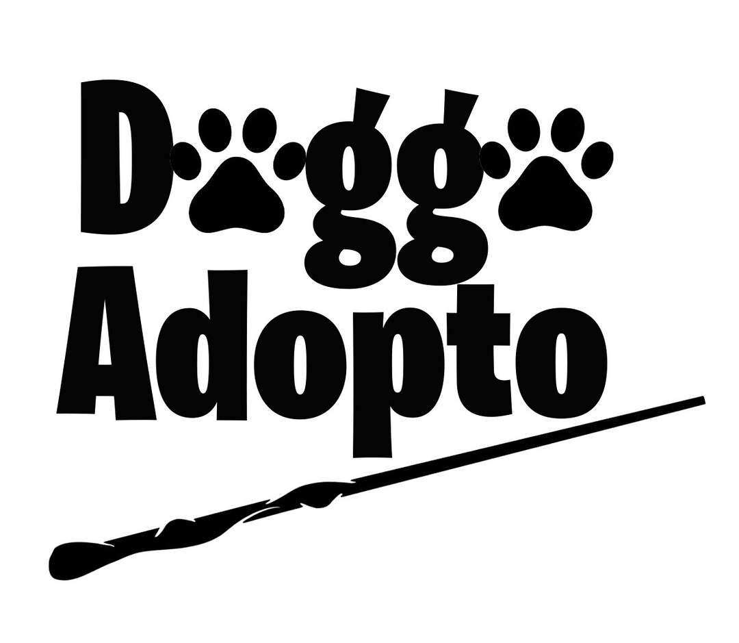 Doggo Adopto Dog Wizard SVG Cutting Cut File for the Cricut - Etsy Israel