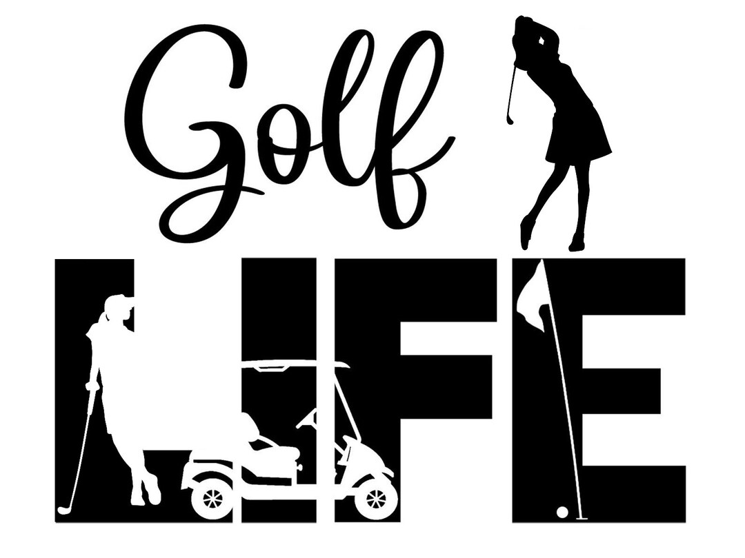 Ladies Golf LIFE SVG Cutting Cut File for the Cricut - Etsy Canada