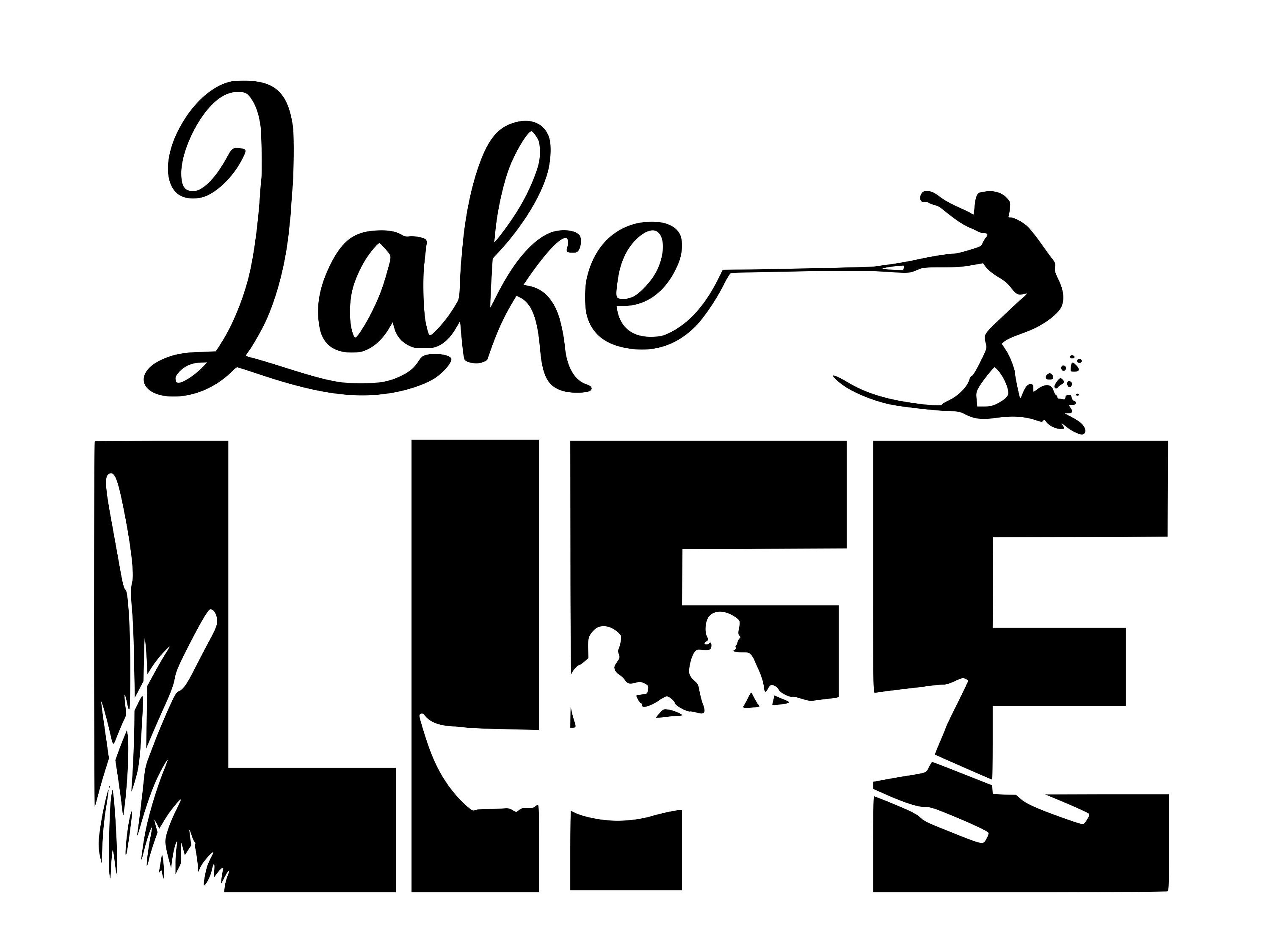 Lake LIFE SVG Cutting Cut File for the Cricut - Etsy