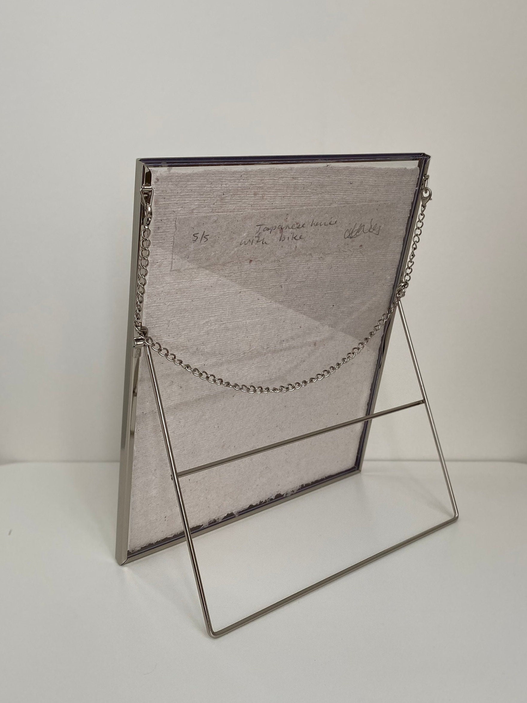 Silver Floating Frame / 20 X 25 Cm - Etsy