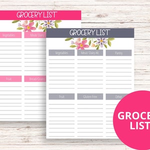 Simple Checklists and Lists Printable List Printable - Etsy Canada