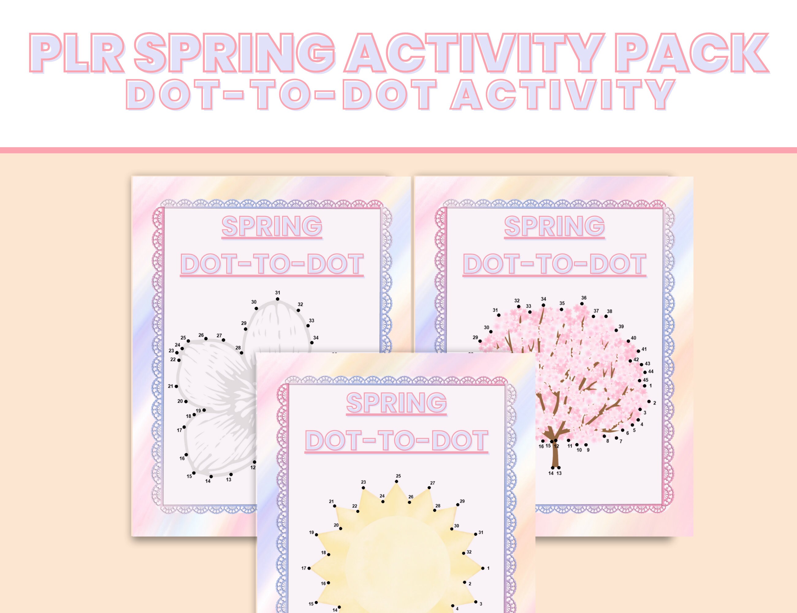 PLR Spring Activity Pack Printable Spring Word Search Word - Etsy Canada