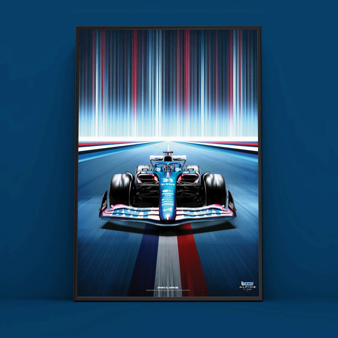 Affiche Alpine F1 Racing Team France Edition Limitée - Etsy France