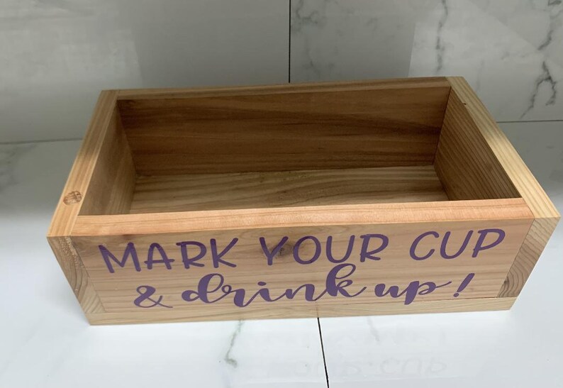 Solo Cup Holder, Party Cup Dispenser, Marker Holder, Wooden Party Cup ...