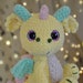 Christmas Dragon Snowspark and Lemon Dragon :D Cute Little Plush Dragon ...