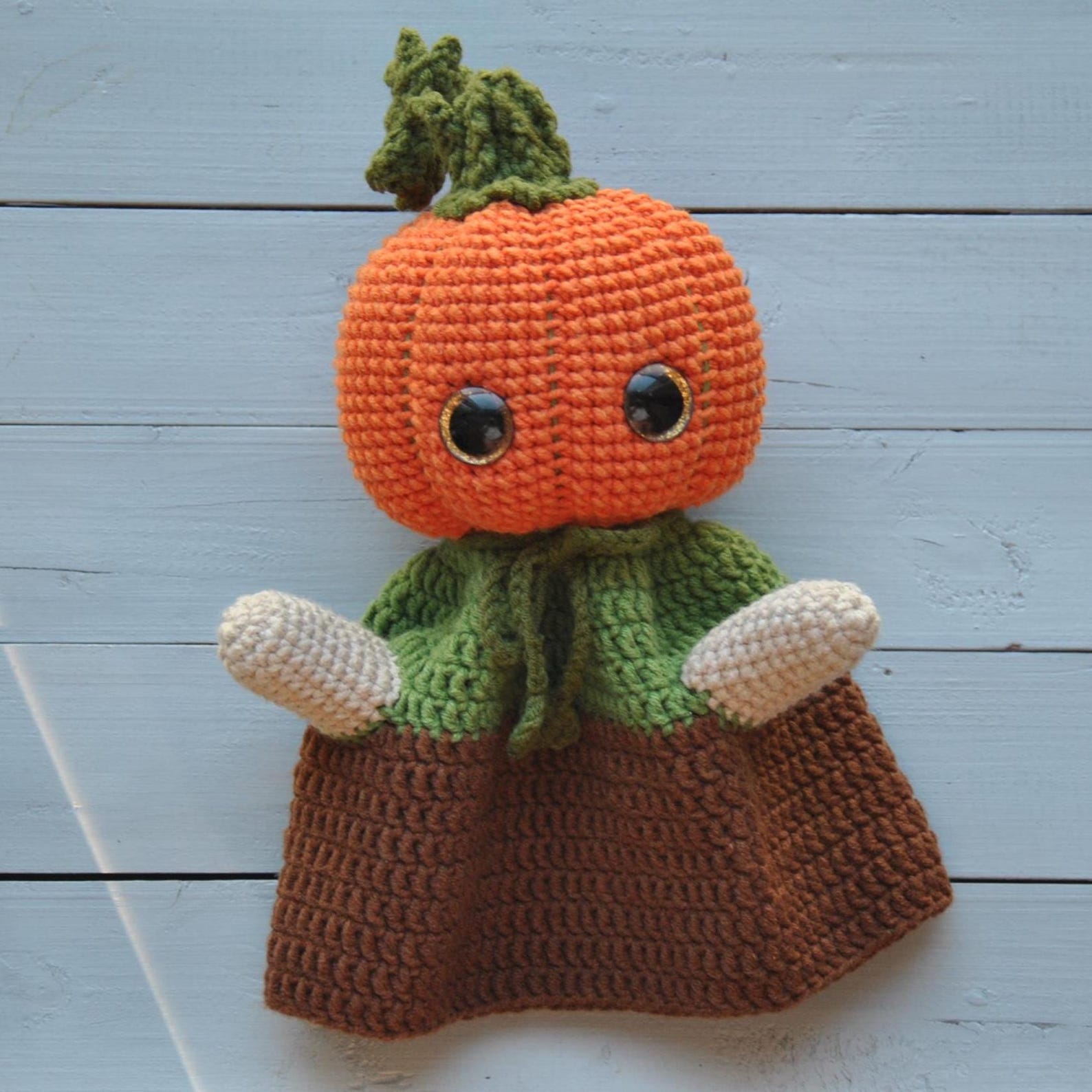Pumpkin Puppet Crochet Pattern – Halloween Glove Toy PDF - Etsy