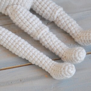 PDF Pattern, Little Doll Melanie Amigurumi, Poseable moveable Head, Arm ...