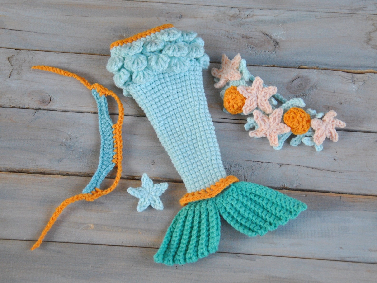Marina the Little Mermaid Amigurumi Crochet Pattern With | Etsy