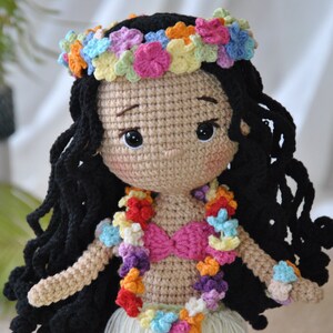 PDF Pattern, Kailani the Little Hawaiian Dancer Doll Amigurumi Crochet ...