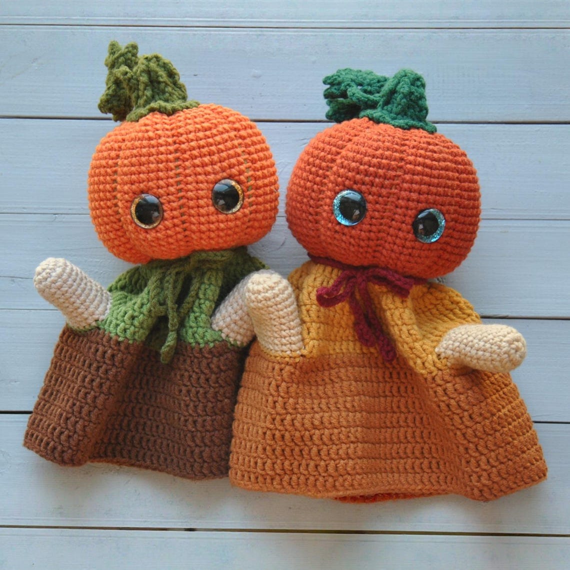 Pumpkin Puppet Crochet Pattern – Halloween Glove Toy PDF - Etsy