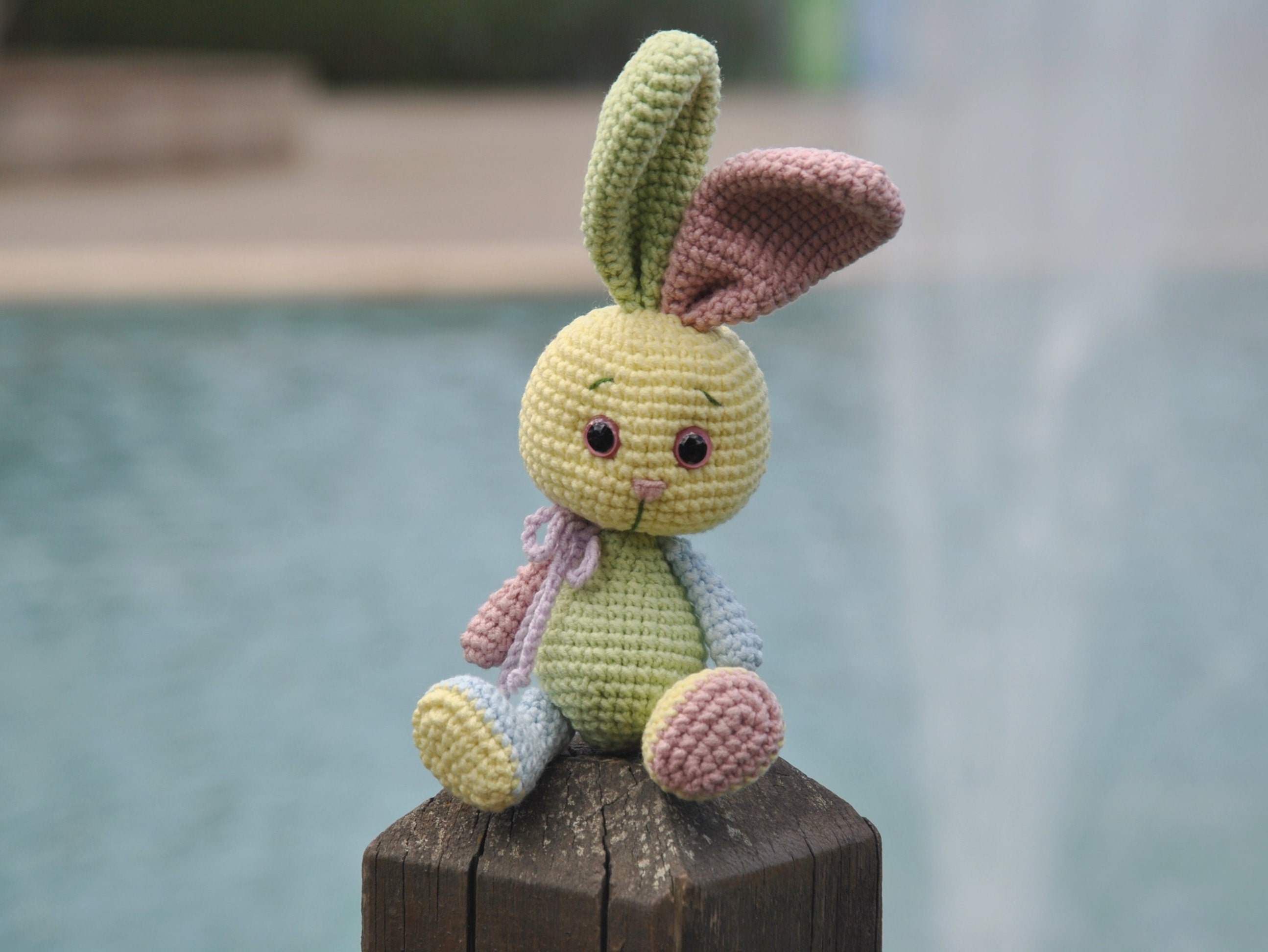 Rainbow Bunny Amigurumi Crochet Pattern - Etsy UK