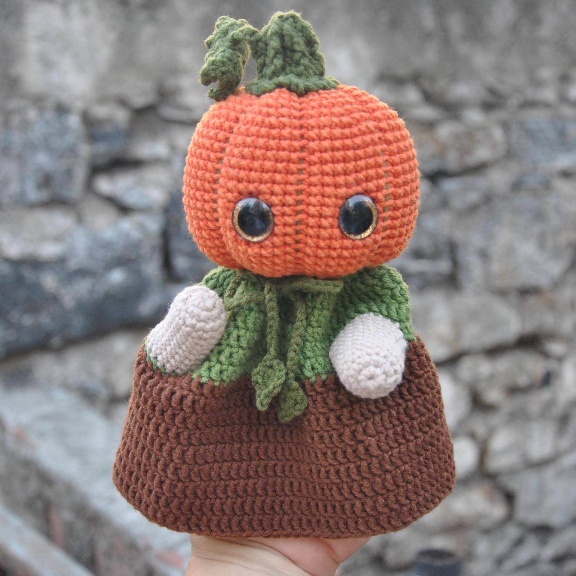 Pumpkin Puppet Crochet Pattern – Halloween Glove Toy PDF - Etsy
