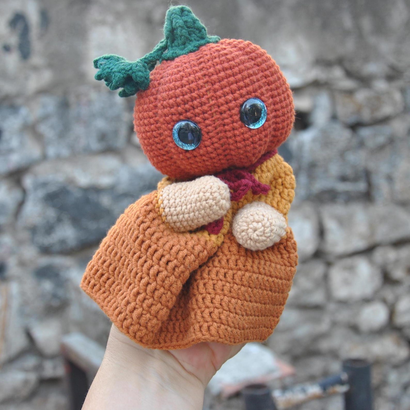 Pumpkin Puppet Crochet Pattern – Halloween Glove Toy PDF - Etsy