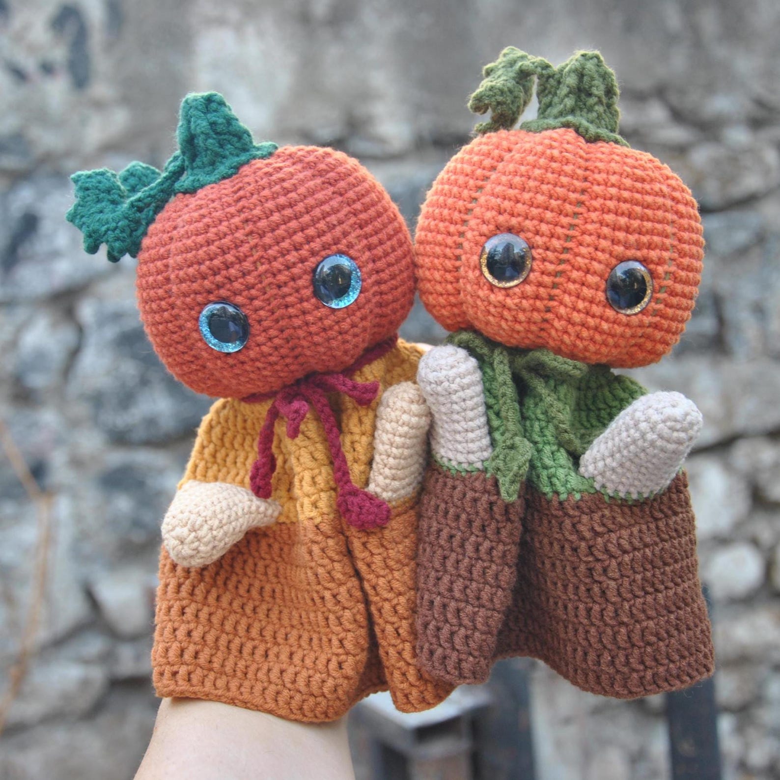 Pumpkin Puppet Crochet Pattern – Halloween Glove Toy PDF - Etsy