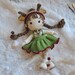 PDF Pattern, Little Doll Melanie Amigurumi, Poseable moveable Head, Arm ...