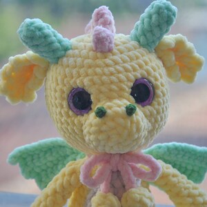 Christmas Dragon Snowspark and Lemon Dragon :D Cute Little Plush Dragon ...