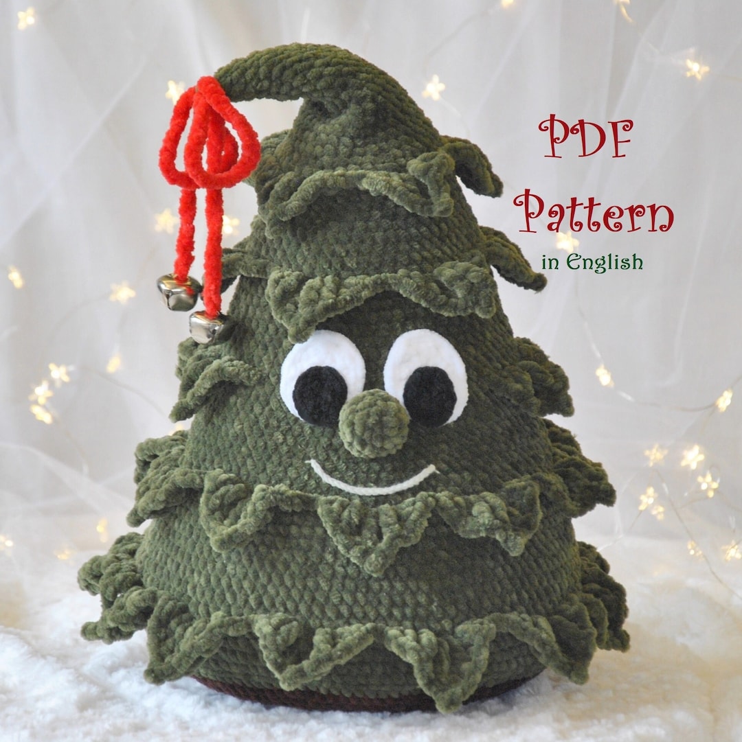 PDF Pattern, BIG (40-46cm), Cute, Huggable Christmas Tree Friend for ...