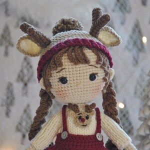 PDF Pattern, Little Doll Melanie Amigurumi, Poseable (moveable Head ...