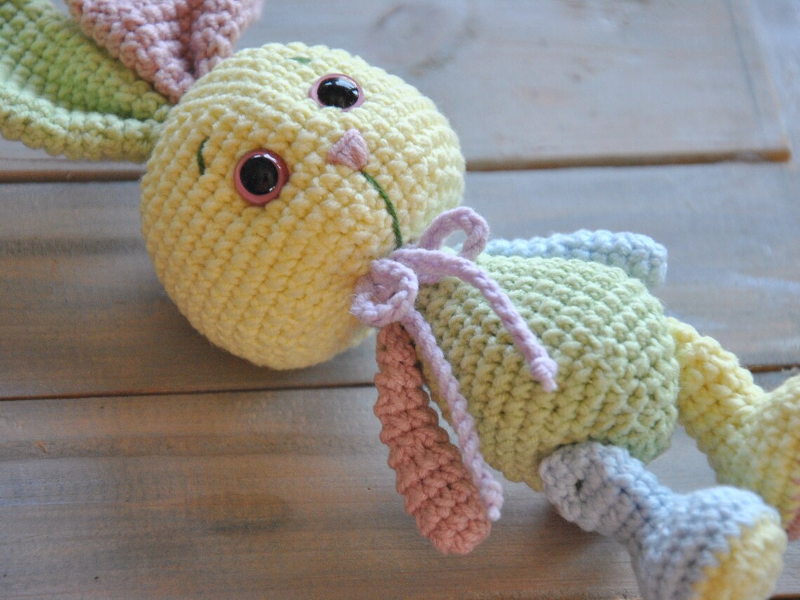 Rainbow Bunny Amigurumi Crochet Pattern - Etsy UK