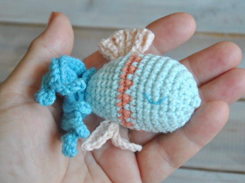 PDF Pattern Coral the Mermaid Princess and Her Little Friend Finley the ...