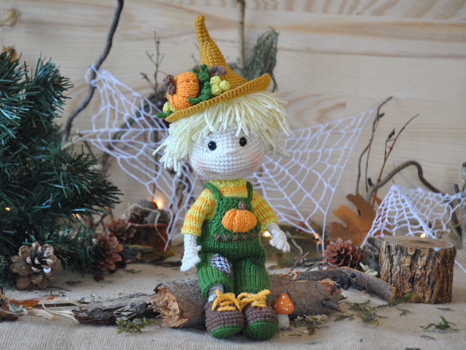 Little Forest Elf Lucky Crochet Amigurumi Pattern, Dressable Elf Doll ...
