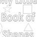 My Little Book of Shapes Coloring Book - Etsy