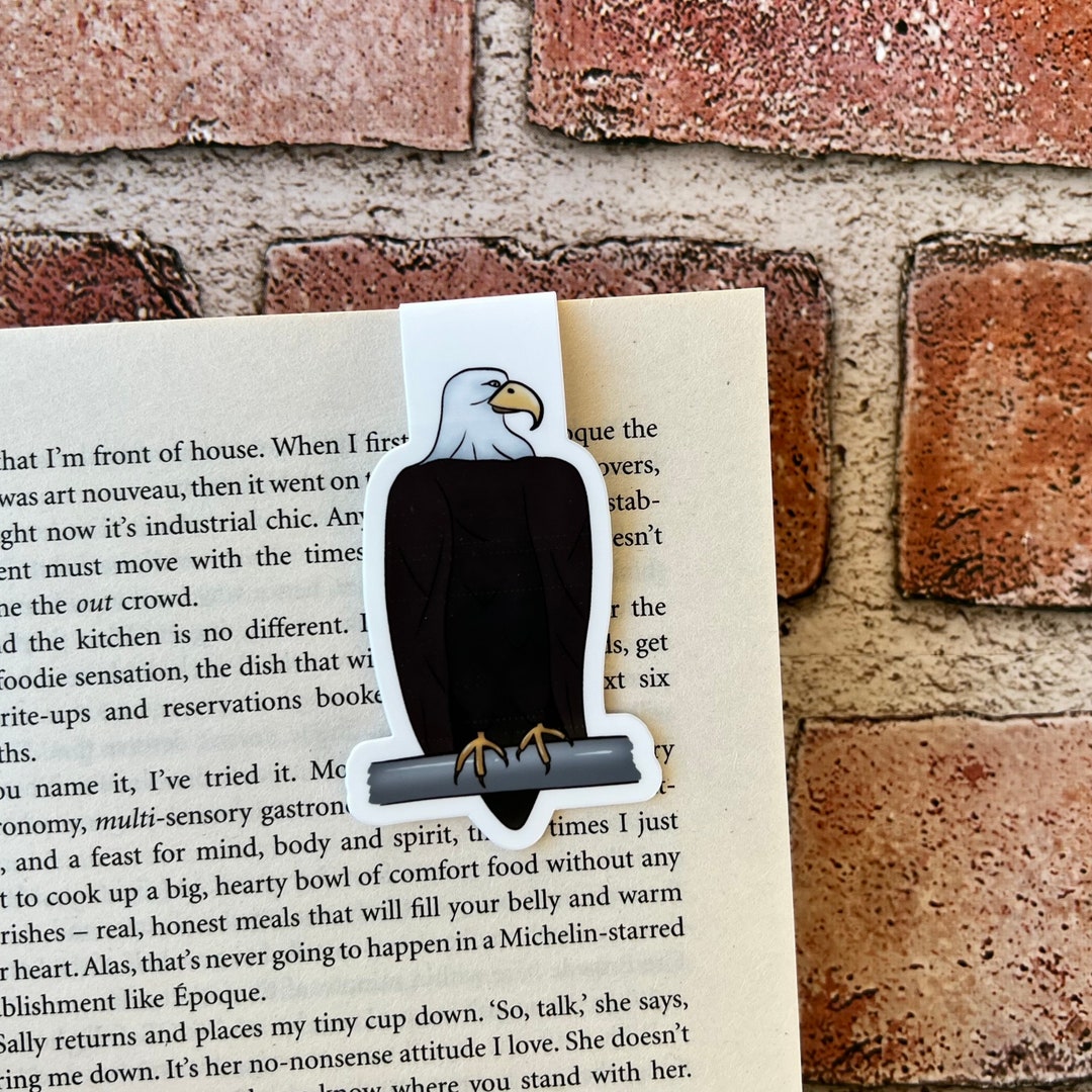 Bald Eagle Magnetic Bookmark: Laminated Birder Gift - Etsy