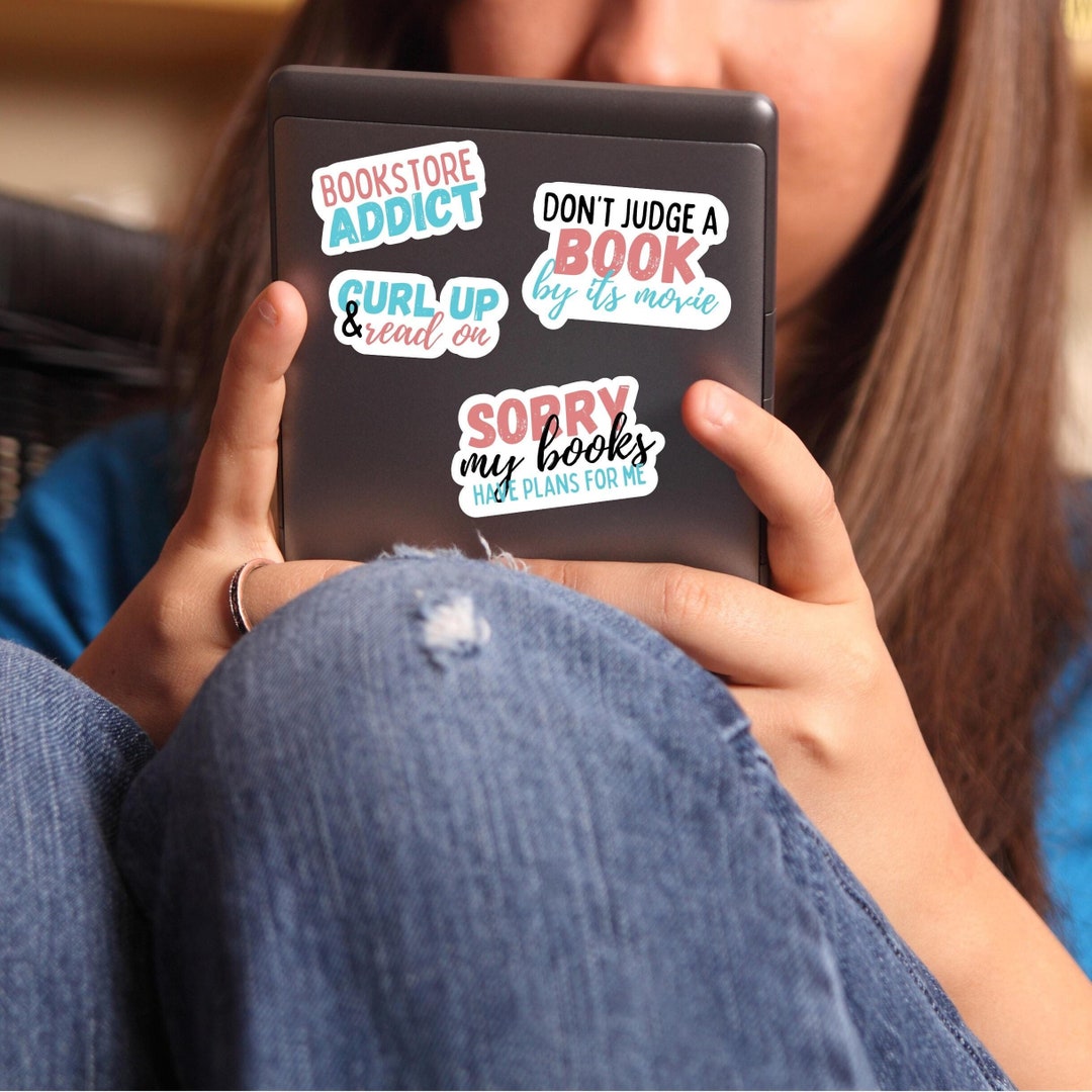 Stickered Chapters Bookish Sticker Set includes 4 Stickers, Book Lover ...