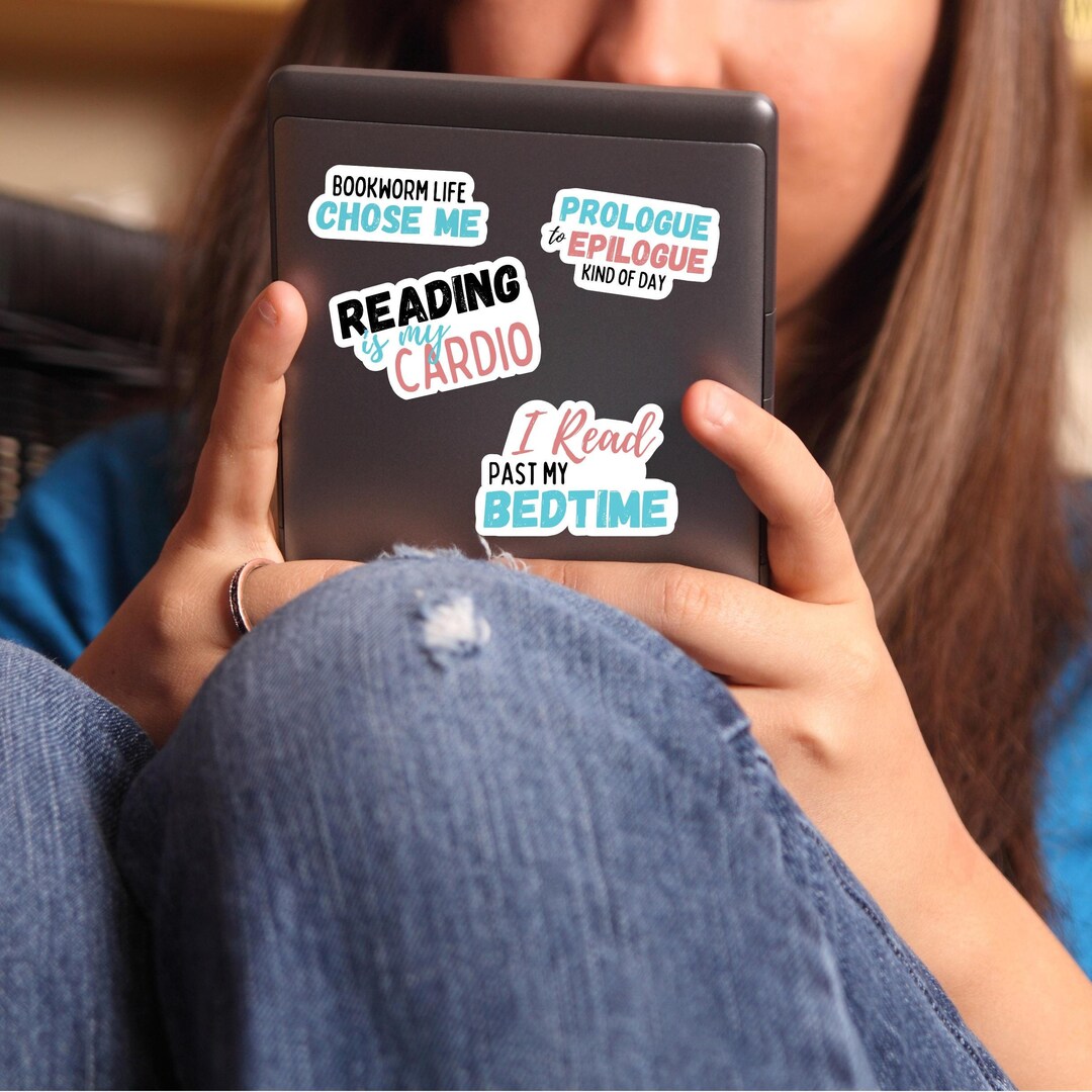 Stickered Chapters Bookish Sticker Set (includes 4 Stickers), Reader ...