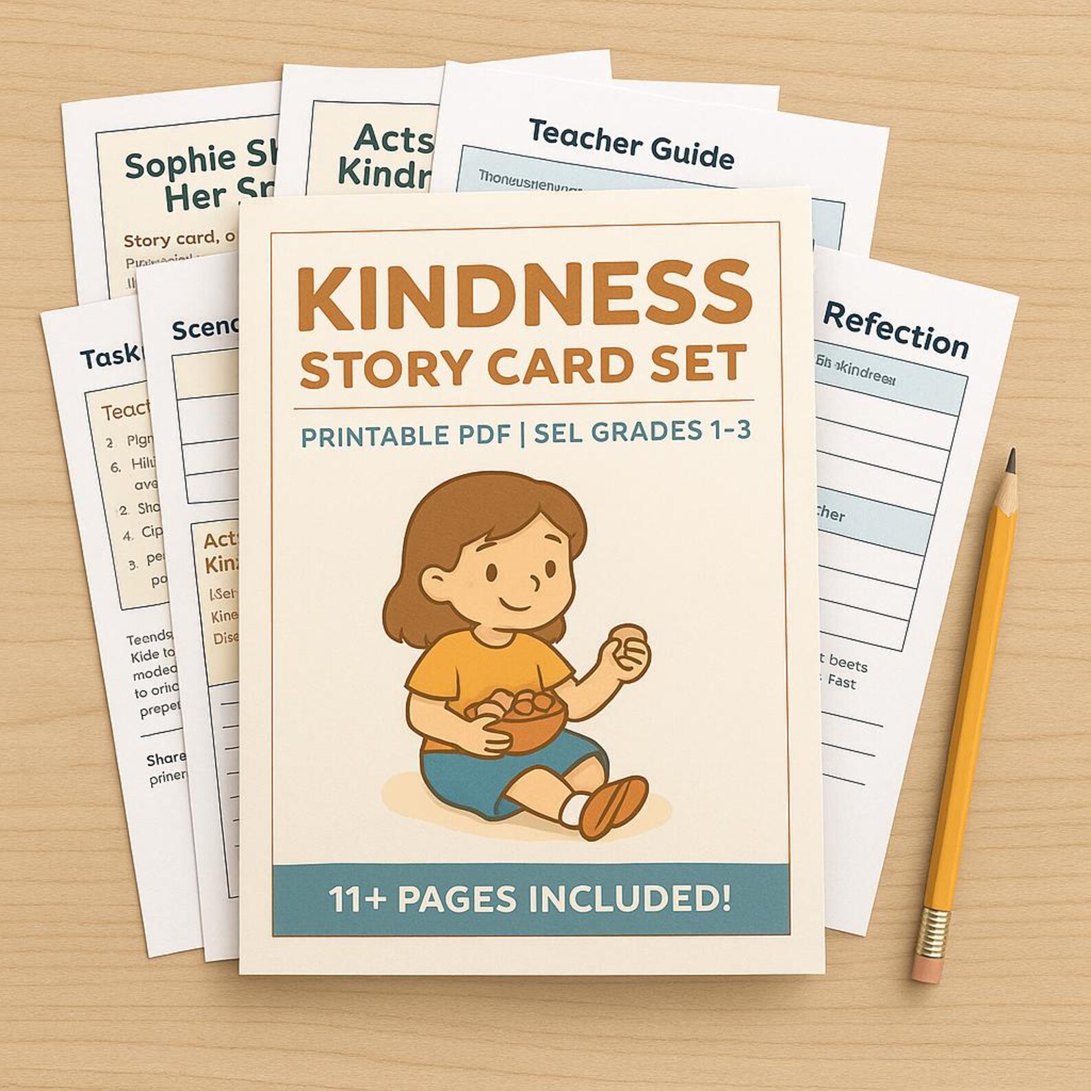 Kindness Story Card Set | SEL Activities for Grades 1–3 | Printable PDF ...