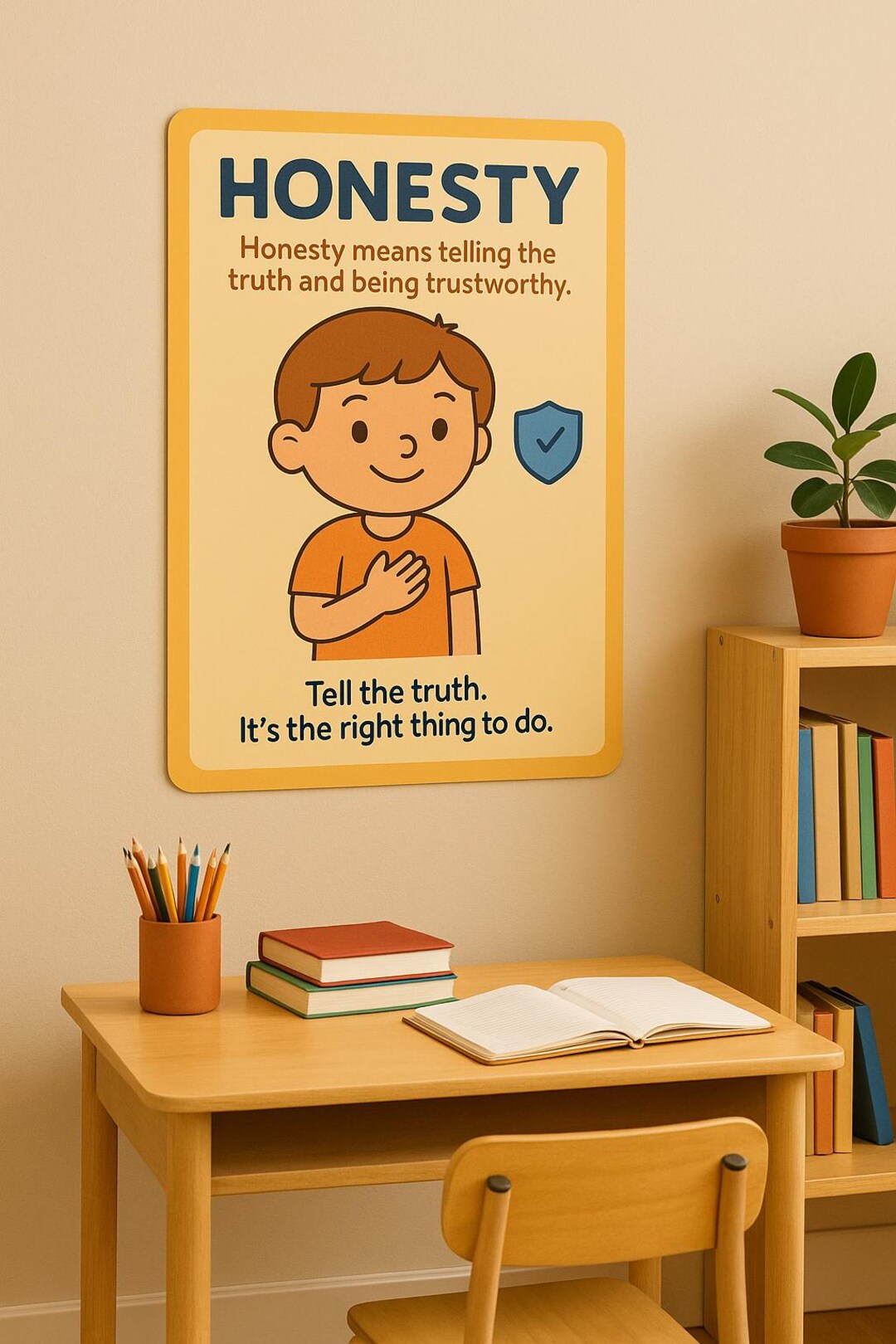 Honesty Poster for Kids – Character Education Printable for SEL ...