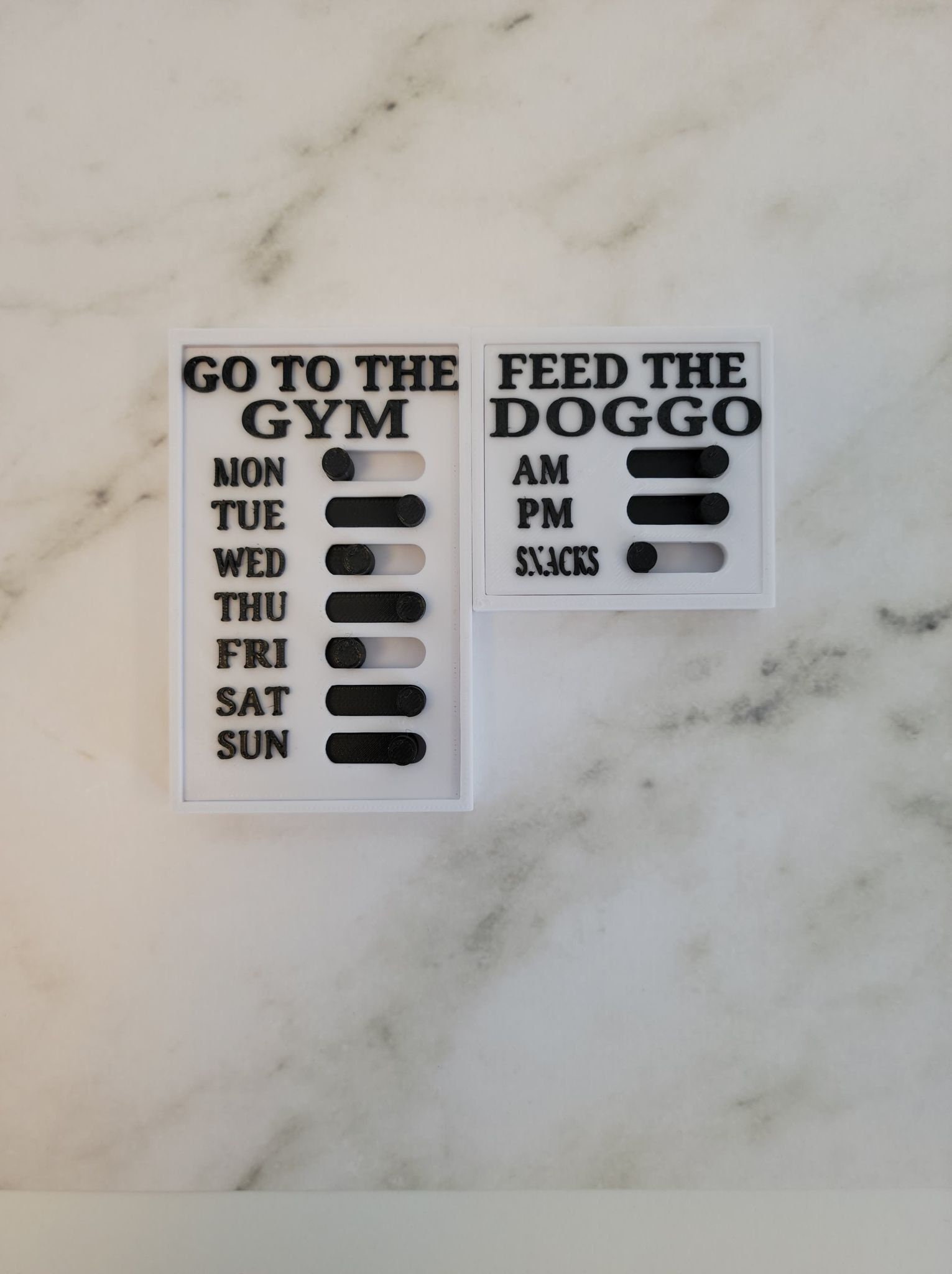 Full Custome Slider Reminder Card for Goals Goal Tracker 3D | Etsy