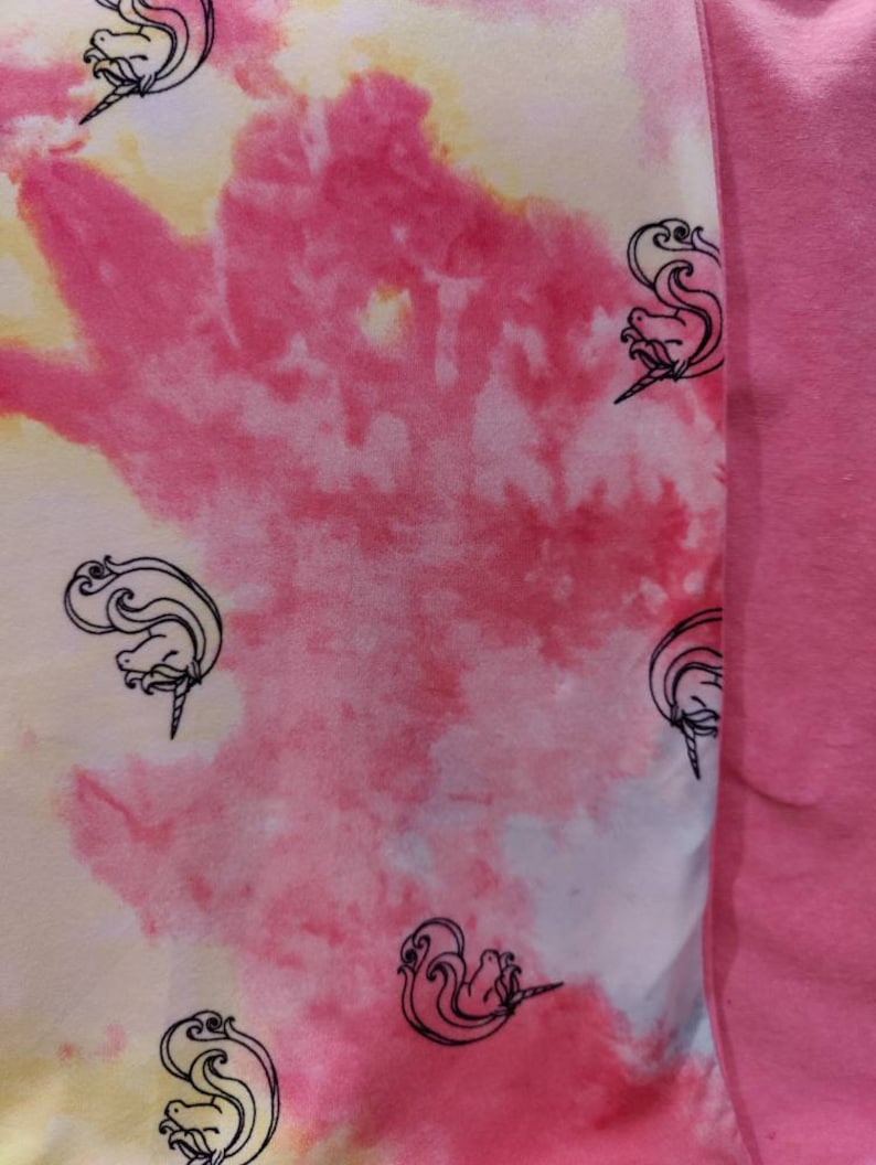 Cozy Snuggle Bug Blanket Pink, Blue, and Yellow Tie Dye Unicorn Blanket ...