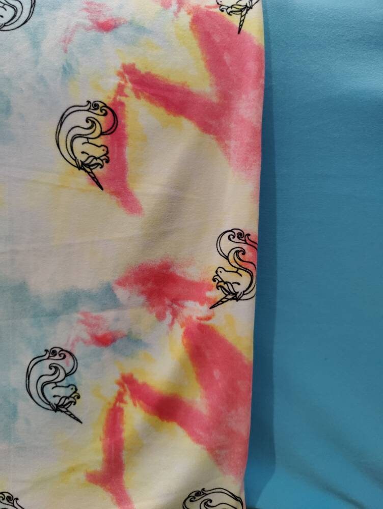 Cozy Snuggle Bug Blanket Pink, Blue, and Yellow Tie Dye Unicorn Blanket ...