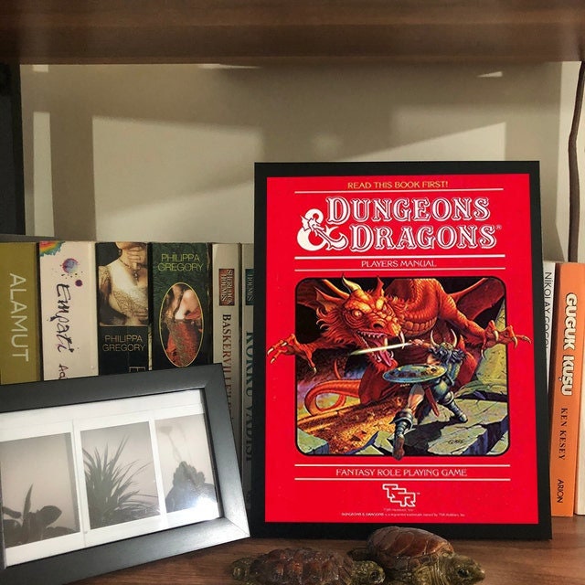 Dungeons & Dragons 1974 Board Game Poster