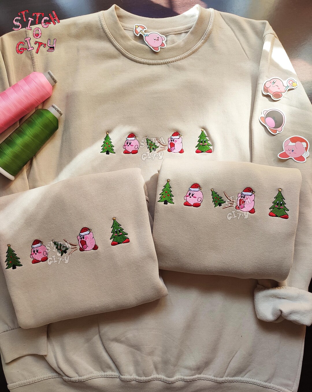 Embroidered Pinky Character Inspired Embroidered Christmas - Etsy