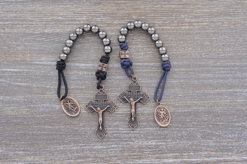 Iron Legion | Metal Paracord Rosary: Copper Crusader, Gunmetal, Pardon ...